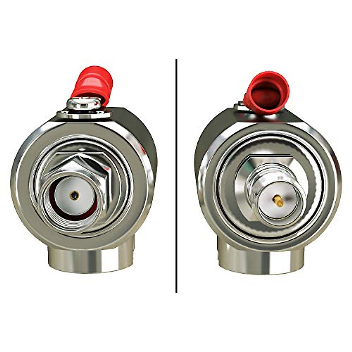 RP-SMA Male to RP-SMA Female Adapter Width Surge Protector 0-6GHz WiFi Antenna Coaxial Cable RF Converter -Wireless Network Connector -Lightning Protection Arrestor -Coax Suppressor -Tupavco TP1606