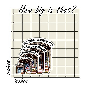 Akira Fictional Wanderlust Sticker, Book Lover Sticker, Reading Sticker, Bookish Sticker, Cute Sticker, Water Assitant Die-Cut Vinyl Funny Decals for Laptop, Phone, Water Bottles, Kindle Sticker