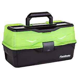 Flambeau Outdoors Hard Tackle Boxes Flambeau 6381TB 1- Tray Hard Tacklebox-Green