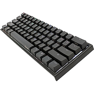 Ducky ONE 2 Mini Gaming Tastatur, MX-Silent-Red, RGB-LED, Schwarz (US)