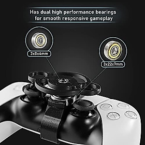 DeadEyeVR PS5 Mini Wheel Steering Add on Replacement Accessory for Racing Games