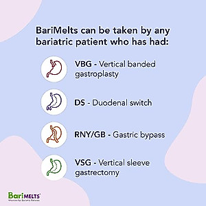 BariMelts Calcium Citrate, Dissolvable Bariatric Vitamins, Natural Berry Flavor, 120 Fast Melting Tablets