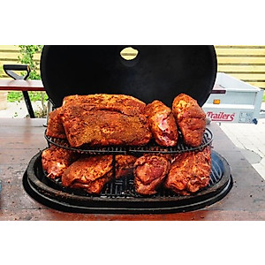 Primo 778 Extra-Large Oval Ceramic Charcoal Smoker Grill