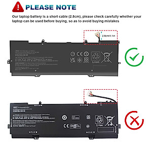 YB06XL 928427-271 Laptop Battery for HP Spectre x360 Convertible 15-CH 15-CH0XX 15-CH000TX 15-CH002TX 15-CH011DX 15-CH010TX 15-CH012TX 15t-CH000 Series HSTNN-DB8H HSTNN-DB8V TPN-Q200 YB06084XL