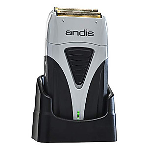 Andis Professional Cordless Profoil Lithium Plus Titanium Foil Shaver (17200) - Bundled with KEPSE Neck Duster