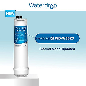 Waterdrop RC 3 EZ-Change Advanced Water Filter Replacement, Replacement for Culligan RC-EZ-3, IC-EZ-3, US-EZ-3, RC-EZ-1, Brita USF-201, USF-202, DuPont WFQTC30001, WFQTC70001, 2K Gallons (Pack of 2)
