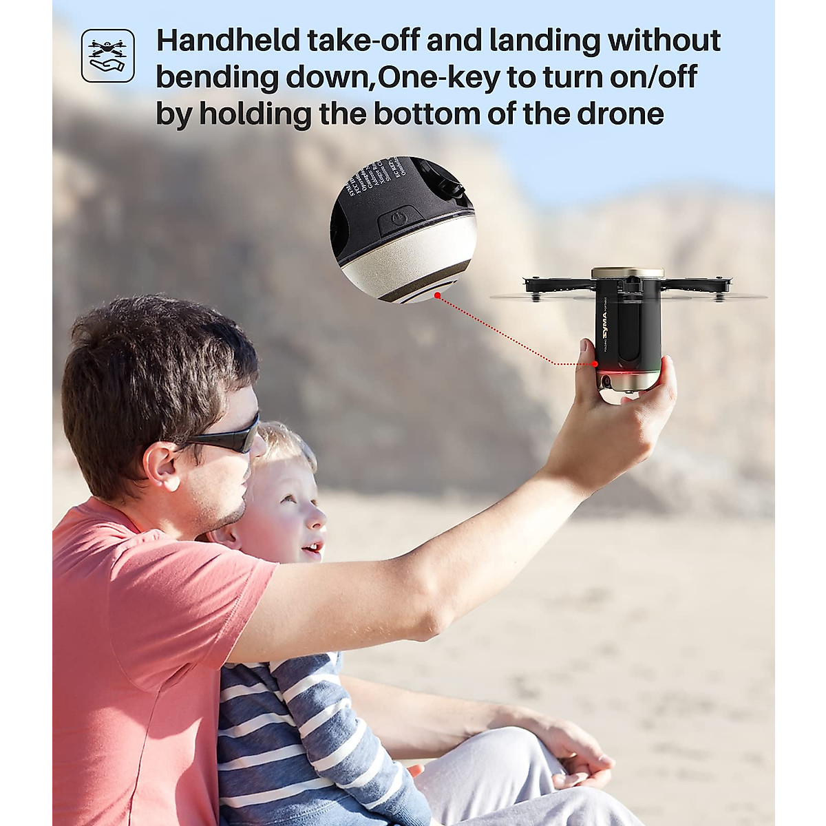 Mini Drone with Camera for Kids Adults, Syma 1080P FPV Camera Drone Foldable Quadcopter with Altitude Hold, Headless Mode, One Key Start, 24 mins Flight Time, Gifts for Boys Girls