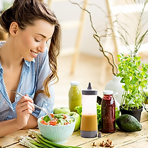 Hemoton Clear Squeeze Bottle 3pcs Squeeze Bottles Salad Child Small Tools Ketchup Bottles Squeeze