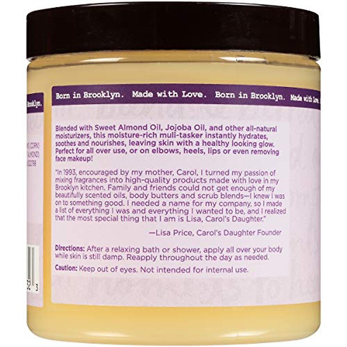 Carol’s Daughter Body Jelly Moisture Rich Body Jelly All Natural Multi Tasker with Sweet Almond Oil and Jojoba for All Skin Types, 8 oz