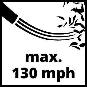 Einhell GE-CL Power X-Change 18-Volt Cordless 130-MPH 90-CFM Varaible Speed Air Sweeper / Leaf Blower, Kit (w/ 2.0-Ah Battery + Fast Charger)