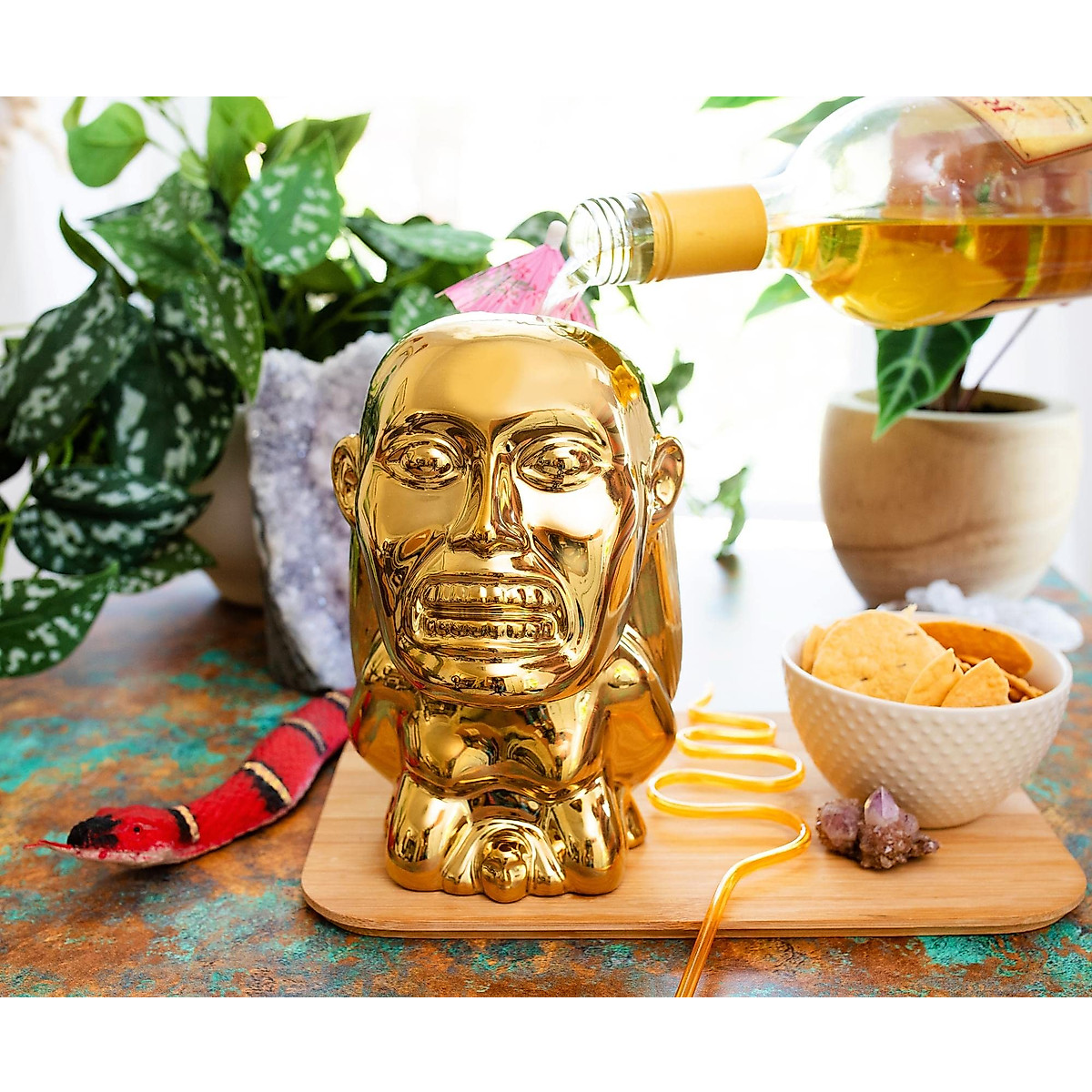 Geeki Tikis Indiana Jones Golden Idol Ceramic Mug | Holds 24 Ounces