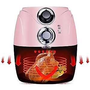 Air Fryer for Home Use 2.5L Modern Simplicity Air Fryer Air Fryer Automatically Fried Chicken Fish and Chips Oven Pink Every Family