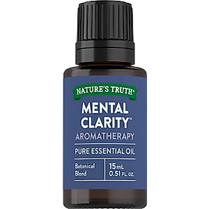 Nature's Truth Essential Oil, Mental Clarity, 0.51 Fluid Ounce, Clear