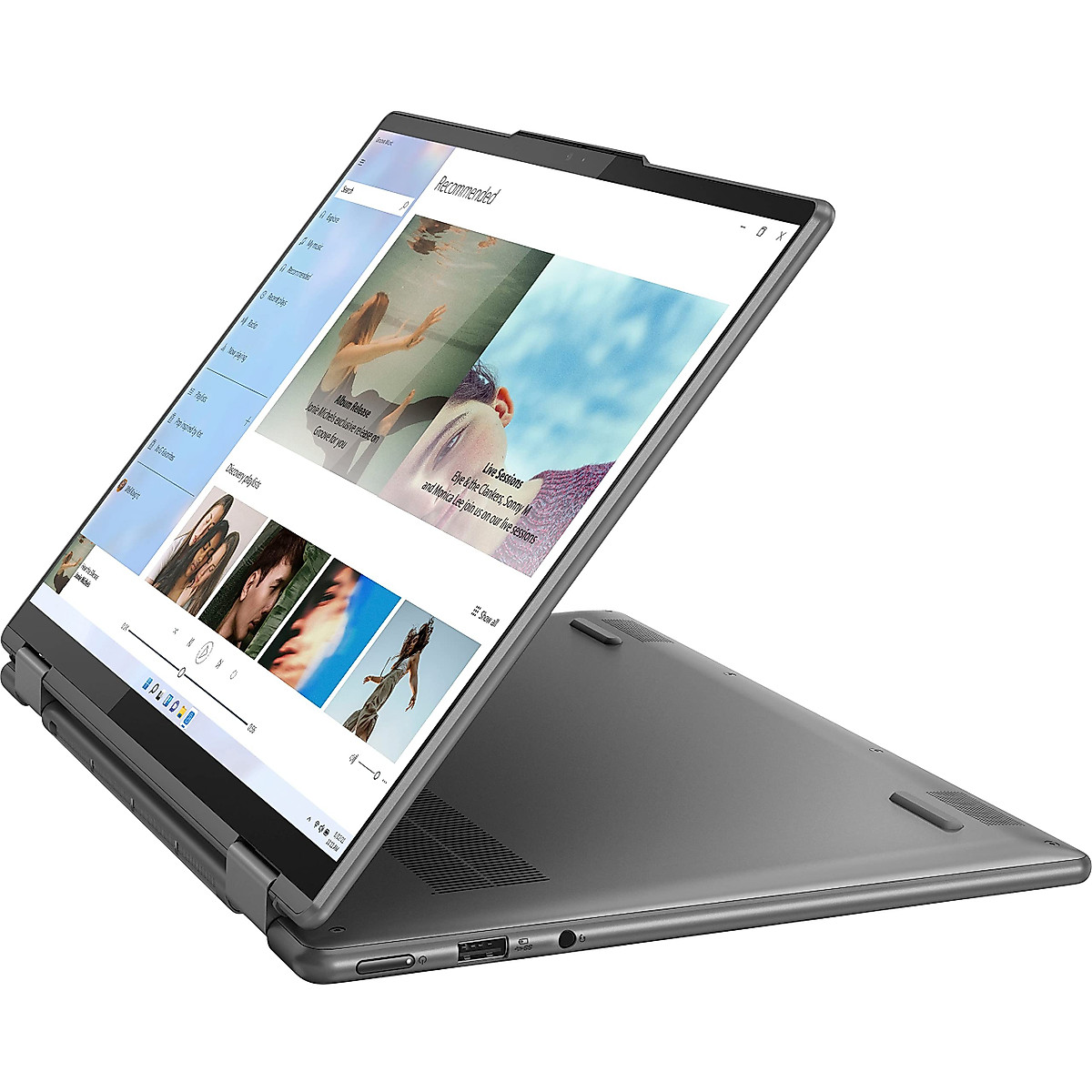 Lenovo Yoga 7i 2-in-1 Laptop, 14" 2.2K Touchscreen, Intel 12th Evo Platform 10-Core i5-1235U, 8GB LPDDR5 RAM, 256GB SSD, Intel Iris Xe Graphics, Thunderbolt, Backlit KB, FP, Win11 H, W/Stylus Pen