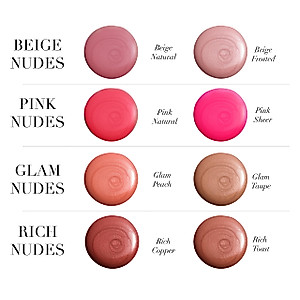 Woosh Beauty, Spin-On Lip Gloss, Hydrating Hyaluronic Acid & Shea Butter, No Fine Lines, Shine Finish, Vegan & Cruelty-Free, (Beige Natural)