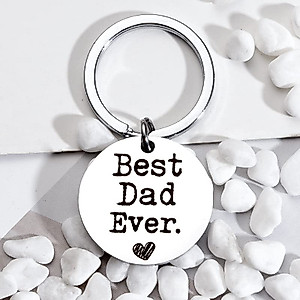 Daddy Gifts Keychain from Daughter Best Dad Ever Gifts for Dad Birthday Gift from Son Father's Day Gifts for Him