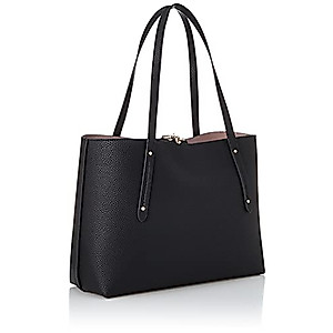 GUESS Womens Eco Brenton Tote Shoulder Bag, Black, One Size US