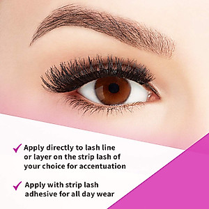 Ardell Double Up Individual Lashes, Customizable DIY Lash Clusters, Reusable False Eyelashes, Eyelash Extensions, 4 Pack