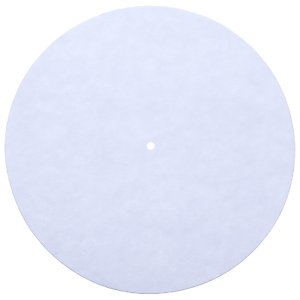 Turntable Mat Dj Slipmats White 30 X 30 X 0.2cm Anti-Static Felt Mat for Record Player
