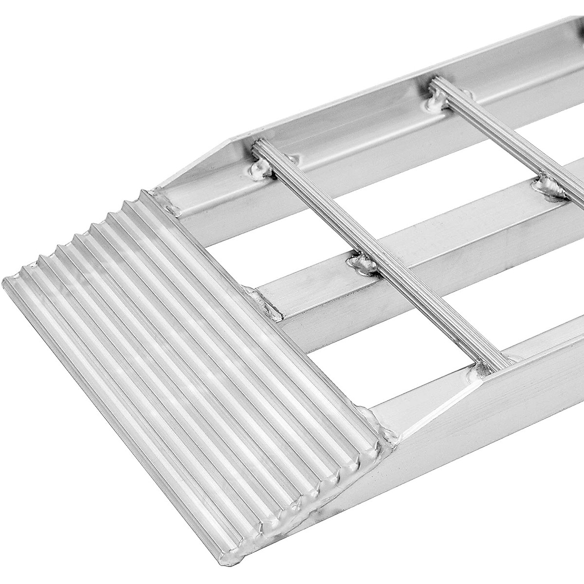 VENDAV Aluminum 2PC Shed Ramps Loading Ramps Mower Ramps for Shed Capacity 1500 Pounds - 8" Wide, 36" Long