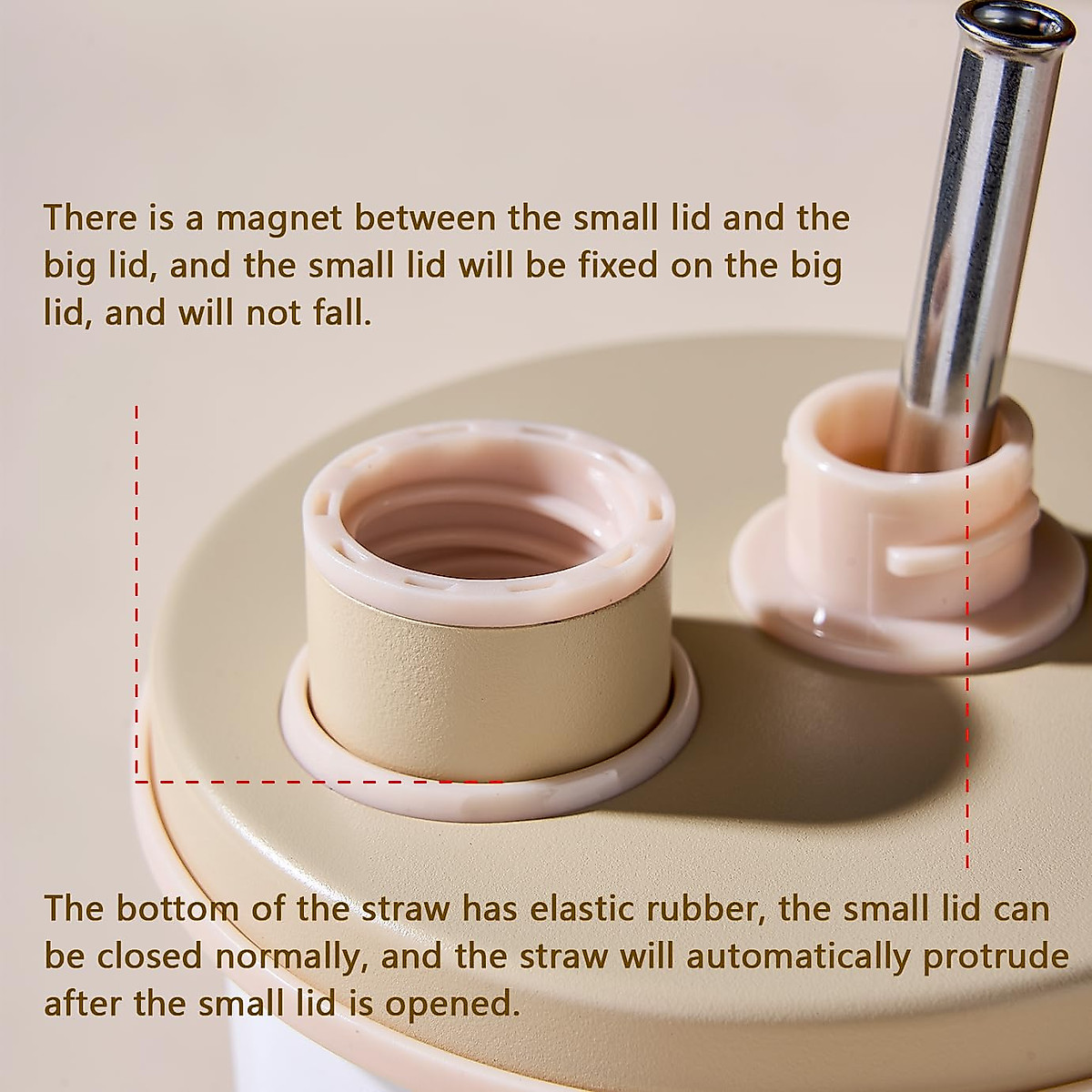 Reginsnow 20oz Insulated Coffee Mug with Lid, Double Wall Stainless Steel Vacuum Insulated Tumbler Cup, Travel Coffee Cup Thermal Cup for Home and Office, Outdoor & Car - Blue to White