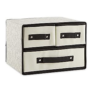 DII Breathable Closet Organizer, 3 Drawer, Damask