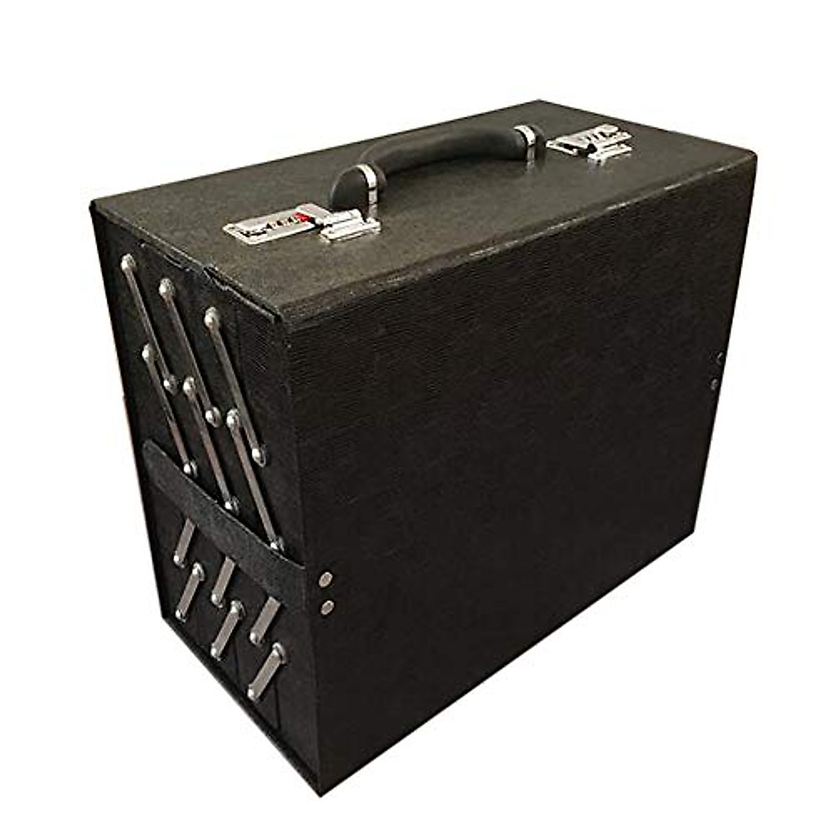 TFCFL Sunglasses Organizer, Sunglasses Slot Display Case,Sunglasses Jewelry Collection Storage Holder Box with Clear Glass Lid PU (48 Slots)