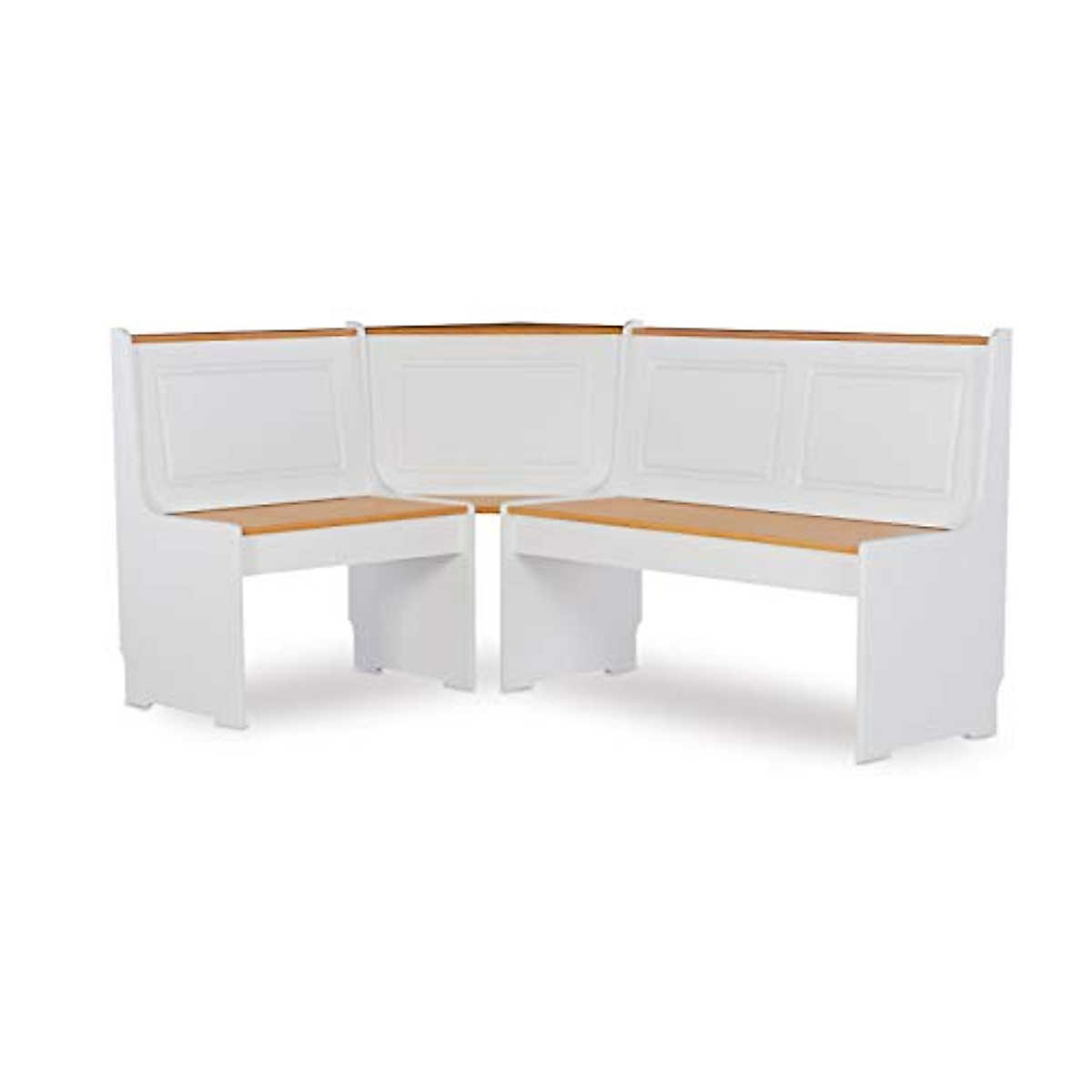 Linon Ardmore Kitchen Nook Set, White