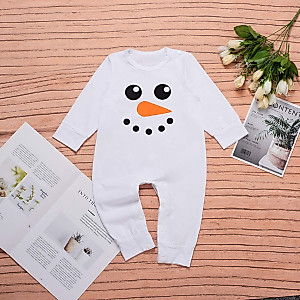 Fantasy Era Baby Olaf Costume, Baby Snowman Costume, Infant Christmas Romper Onesie(6-12 Months)