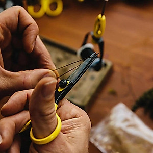 Loon Outdoors Razor SCISSOR,Yellow,4"