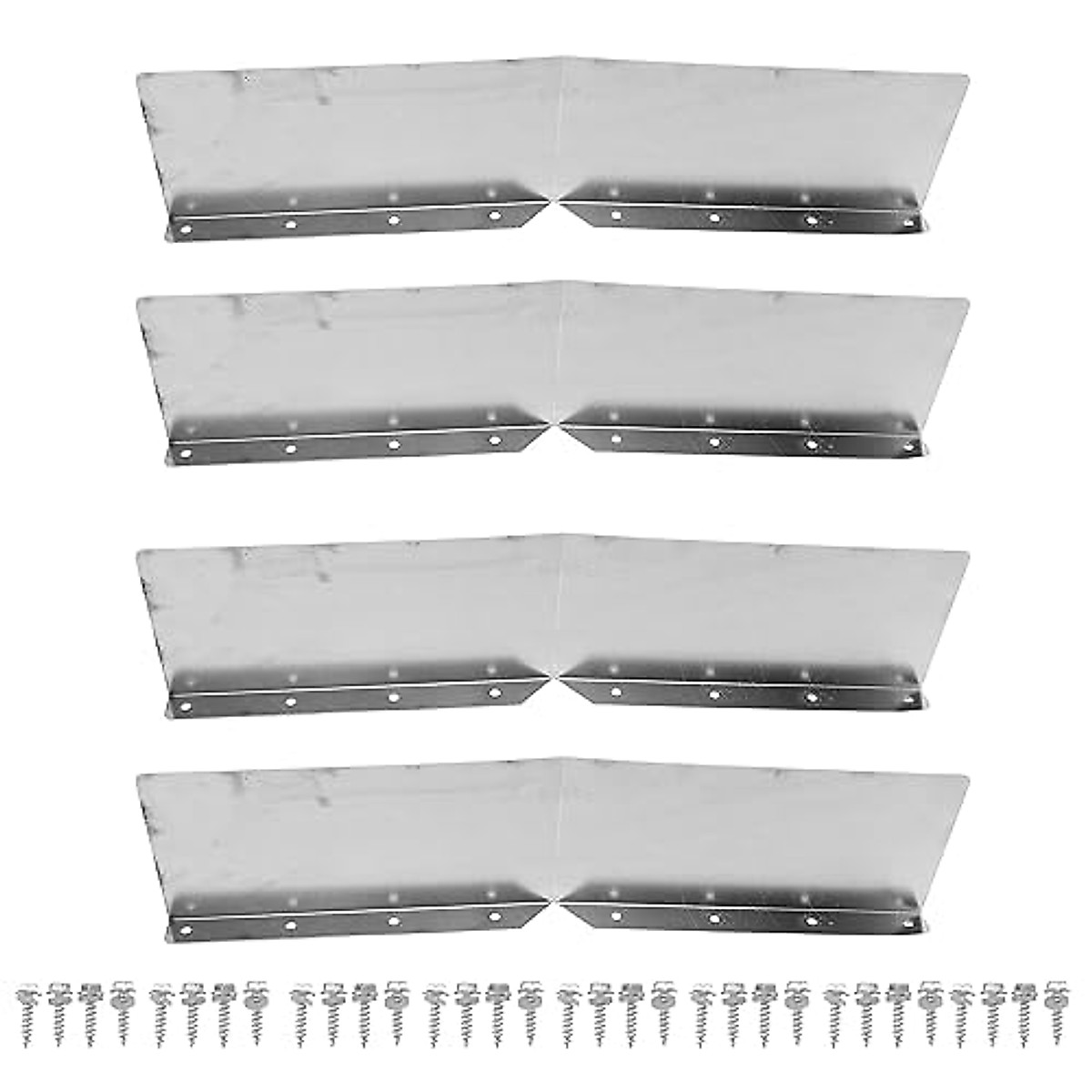 Rainwater Valley Splash Guard, Rain Drip Gutter Guard Professional Block Heavy Rain Prevent Spilling Easy Installation 4pcs for Shingle Roofs Corner