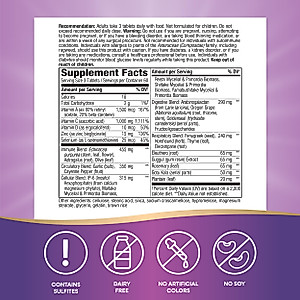 Nature's Way Systemwell Ultimate Immune*, with Vitamins C, A, D, Zinc, Selenium, Multi-System Botanical Blends Including Immune, Respiratory, Digestive, & Circulatory, 180 Tablets (Packaging May Vary)