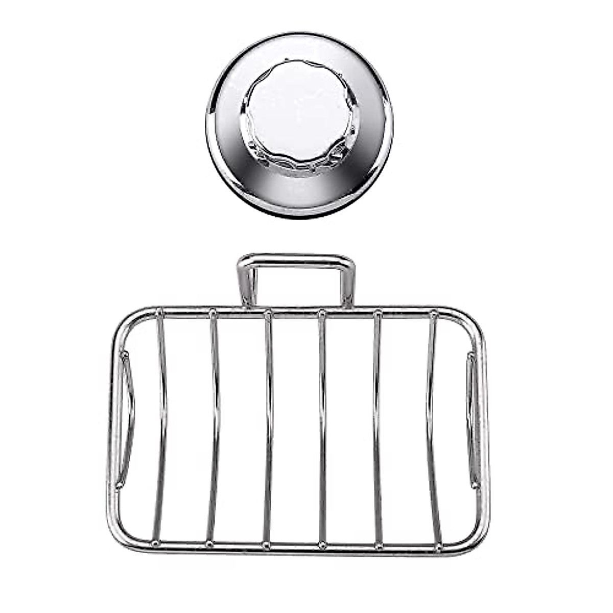 iPEGTOP Vacuum Suction Cup Shower Soap Dishes ＆ Shower Caddy Bath Shelf for Bathroom Storage Organizer