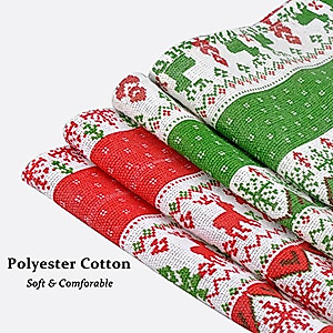 MOLEDINO Christmas Dog Bandanas for Girls Boys (2 Packs), Cute Funny Dog Bandanas Collar Set Durable Washable Dog Handkerchief Soft Dog Scarf for Holiday Birthday