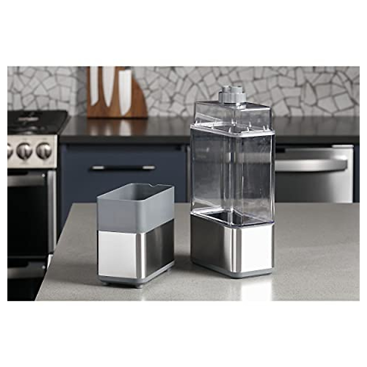 GE Profile Opal | Side Tank Accessory for Opal Nugget Ice Maker | Easy Magnetic Attachment to Opal Ice Machine |1-Gallon Tank |Allows for 3x More Ice Before Refill | Pack of 1 |17.2"D x 7.5"W x 3.75"H