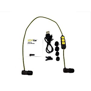 Saf-T-Ear Bluetooth Earphones (Protect hearing with up to 25dB of noise reduction and stream music and calls)