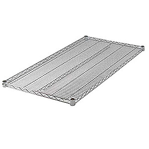 Winco 18" x 24" Wire Utility Shelf For Restaurants and Storage, Chrome
