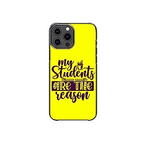 My Students Are The Reason Inspirational Motivational Pattern Art Design Anti-Fall and Shockproof Gift iPhone case (iPhone 7/8)
