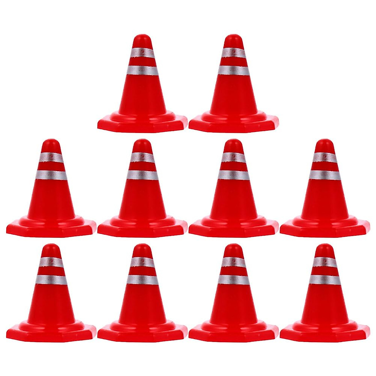 Mini Traffic Cones Toy 20Pcs Mini Construction Cones Small Cones for Sports Training