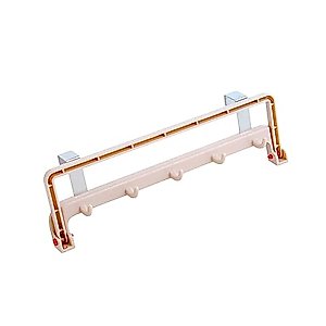 Zerodeko 2 Pcs Dish Towel Rack Wall Mounted Towel Rack Cabinet Towel Holder Kitchen Rail Rack Over Cupboard Towel Rack Door Towel Hanger Punch Free Hook Board Stainless Steel Hook Drawer
