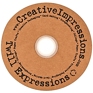 Creative Impressions Printed Twill .5" X25yd-Antique, 25-Yard, Anitque Ruler