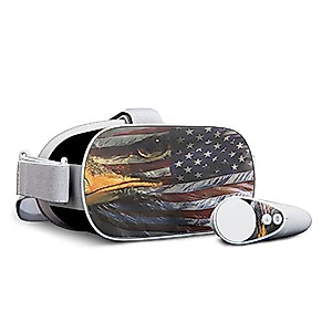 MightySkins Skin Compatible with Oculus Go Mobile VR - Eagle Eye | Protective, Durable, and Unique Vinyl Decal wrap Cover | Easy to Apply, Remove, and Change Styles | Made in The USA