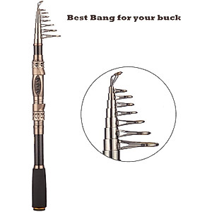 PLUSINNO Fishing Rod and Reel Combos, 263Pcs Fishing Tackle Kit with Tackle Box, Saltwater Freshwater Resistant Fishing Gear