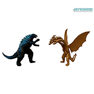 JAYKENIXO 10pcs Small Dragons and Destroyah Action Figures Toys Set