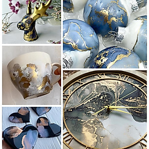 KAMENSKAYA Metallic Alcohol Ink Set: Gold Alcohol Ink, Silver Alcohol Ink, Bronze Alcohol Ink, 0.51 fl oz (15 ml) Each