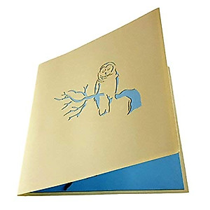 iGifts And Cards Magical Owl 3D Pop up Greeting Card - Animal, Zoo, Cute Bird, Nocturnal, Fun, Graduation, Happy Birthday, Just Because, Love, Friendship, Thank You, Special Occasion, BFF, Miss You