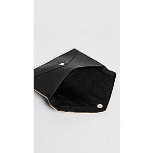 Rebecca Minkoff womens Leo Clutch, Black, One Size US