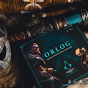 Orlog - Board Game for 2 Players - Assassin's Creed Valhalla Dice Game - French/English