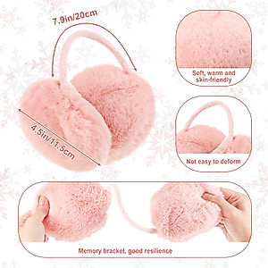 JenPen Winter Hats Scarf Gloves Set for Women Including Ear Covers Cold Weather Glove Scarves Hats Knit Beanie Scarf Glove (Pink)