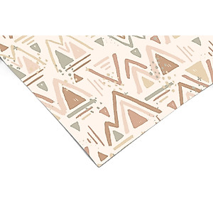 Muted Tribal Contact Paper | Shelf Liner | Drawer Liner Peel and Stick Paper 1161 12in x 24in (2ft)
